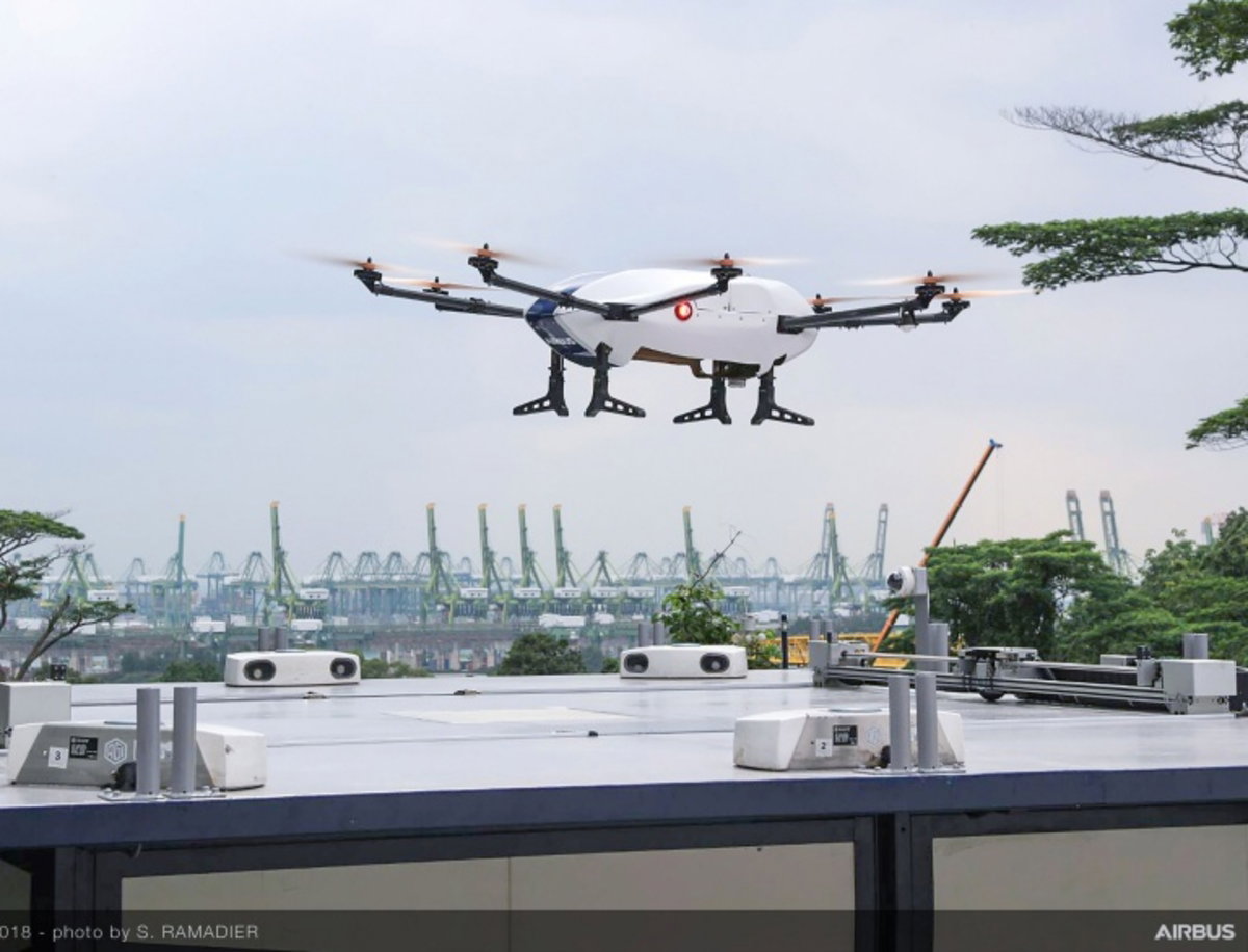 Así es el dron autónomo de Airbus para entregar paquetes en tu casa