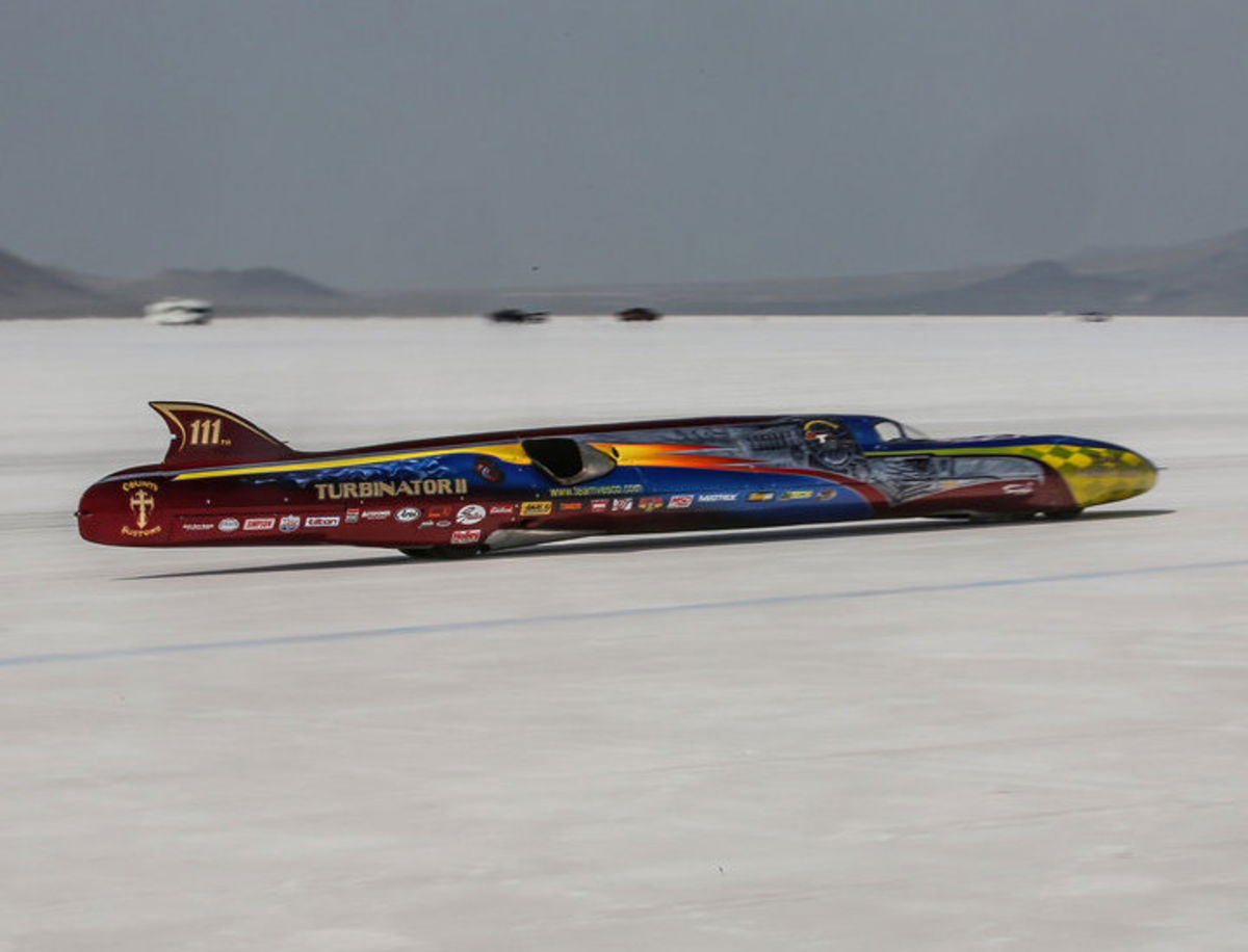 Turbinator II, esto es lo que se ve rodando a 778 km/h