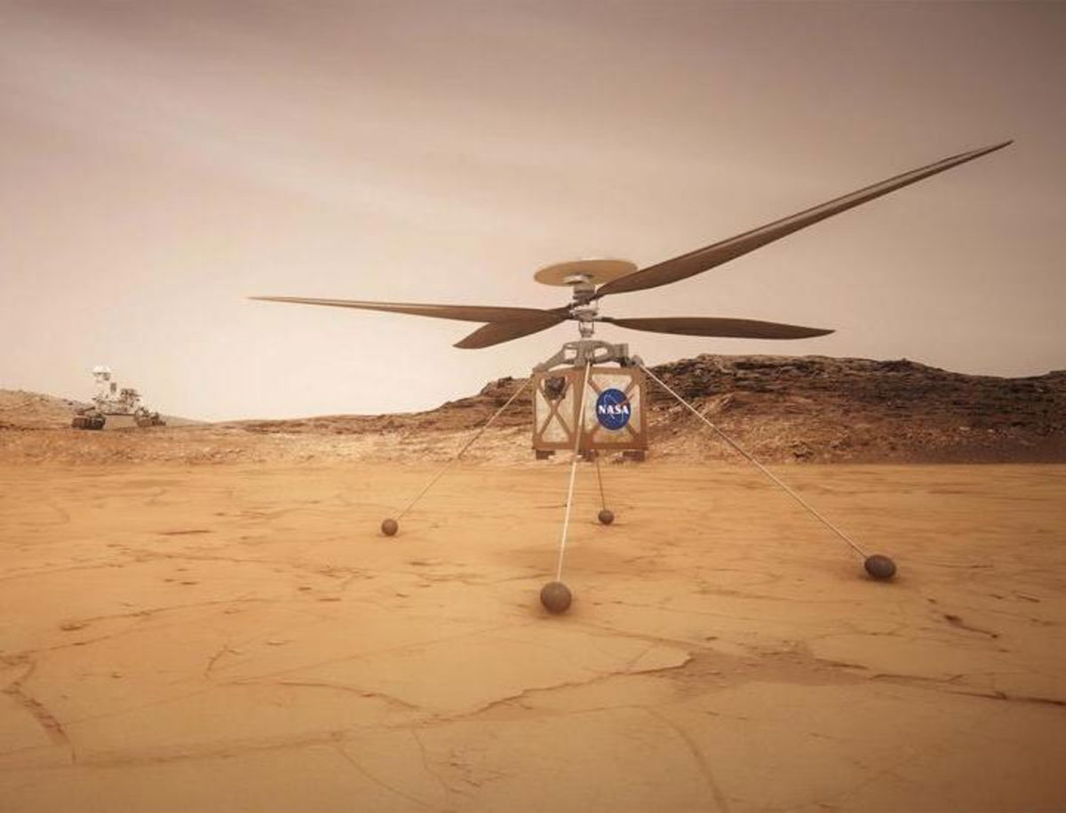 Ingenuity, el vehículo volador de la NASA que irá a Marte