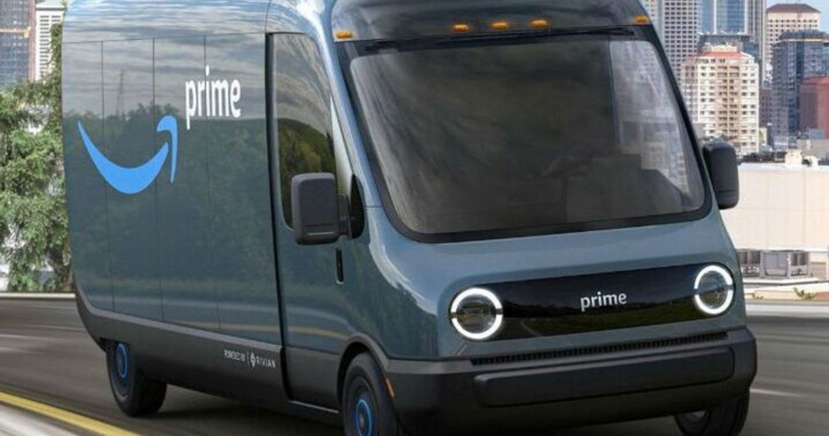 Así se prueba la furgoneta de Amazon creada por Rivian