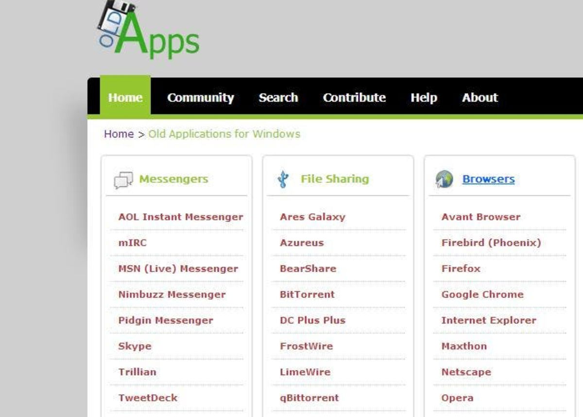 Instala versiones antiguas y nostálgicas de tus aplicaciones favoritas