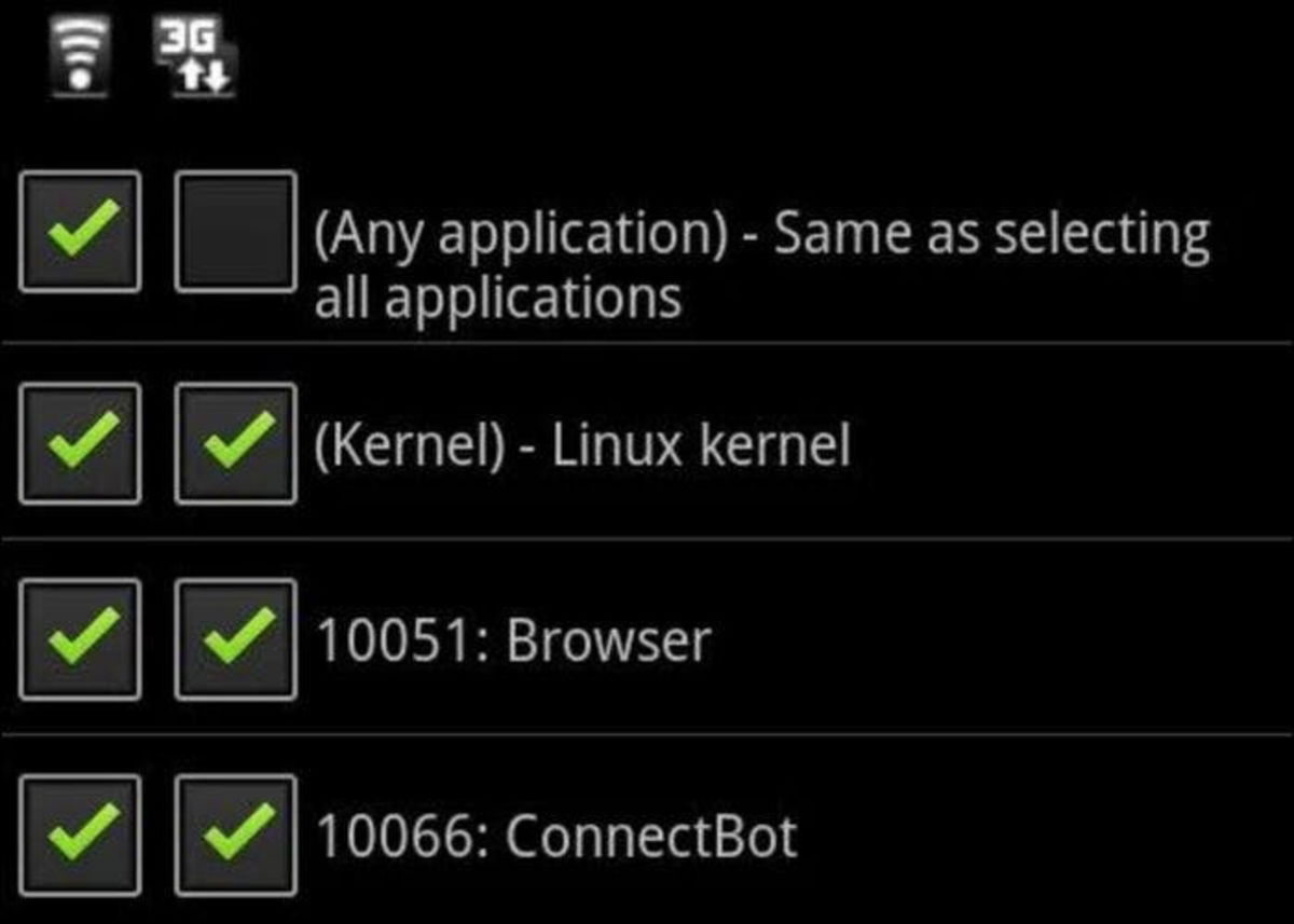 Limita la conexión a Internet de tus apps con DroidWall