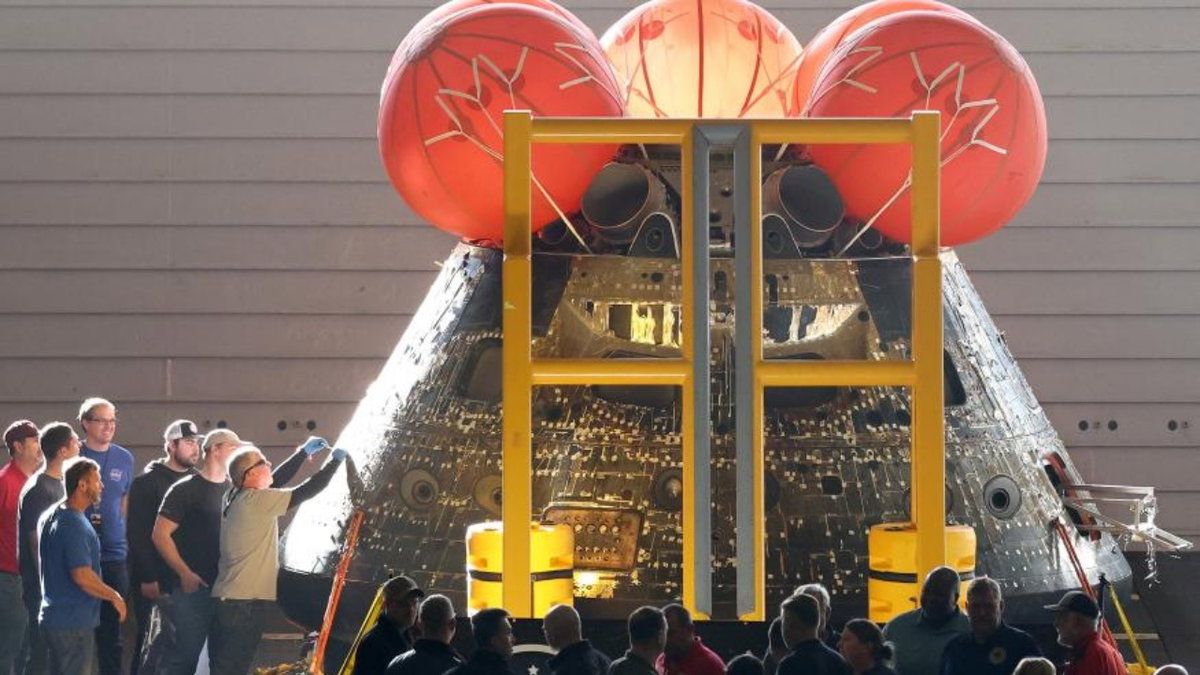 La nave Orión de la NASA ya está en el Kennedy Space Center: la misión ...