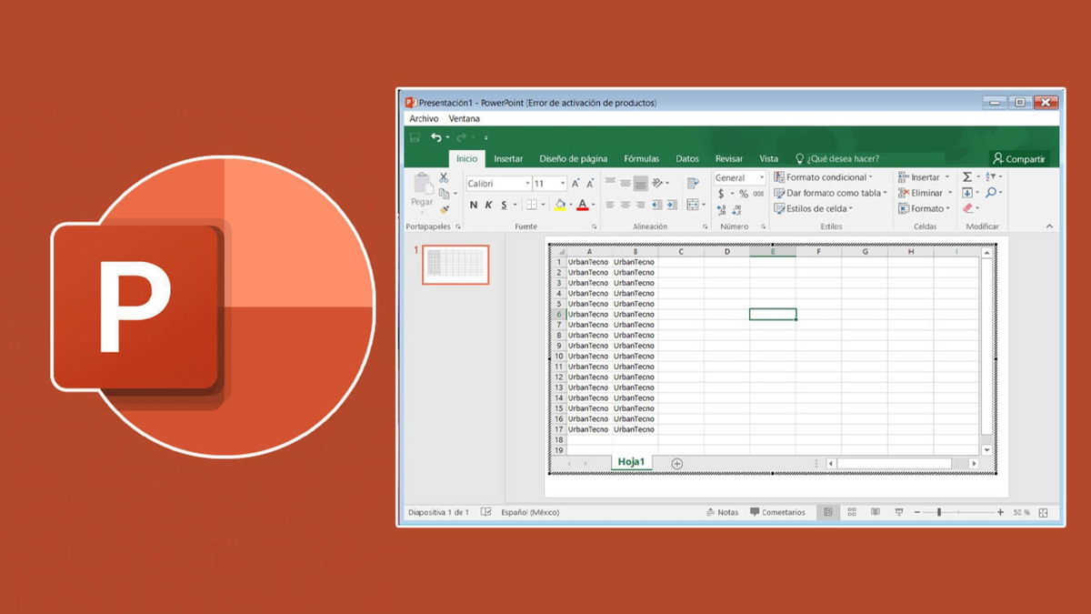 Cómo añadir tablas de Excel a PowerPoint fácil