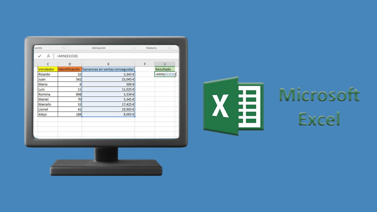 Cómo utilizar la función MIN en Excel: guía completa