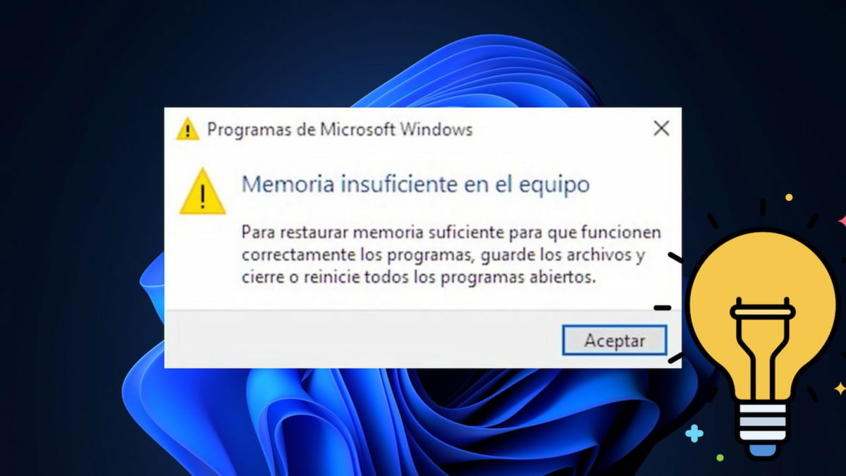 Memoria virtual insuficiente: cómo solucionar este error de Windows