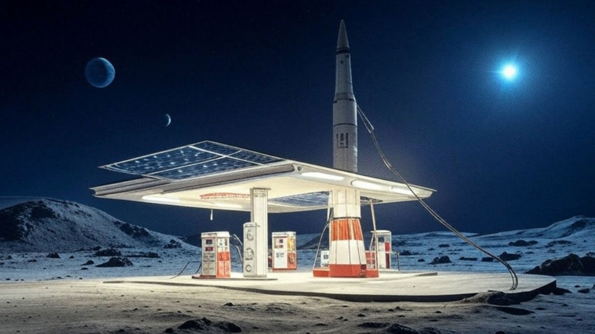 La Luna podría convertirse en una gasolinera espacial gigantesca. Es un ...