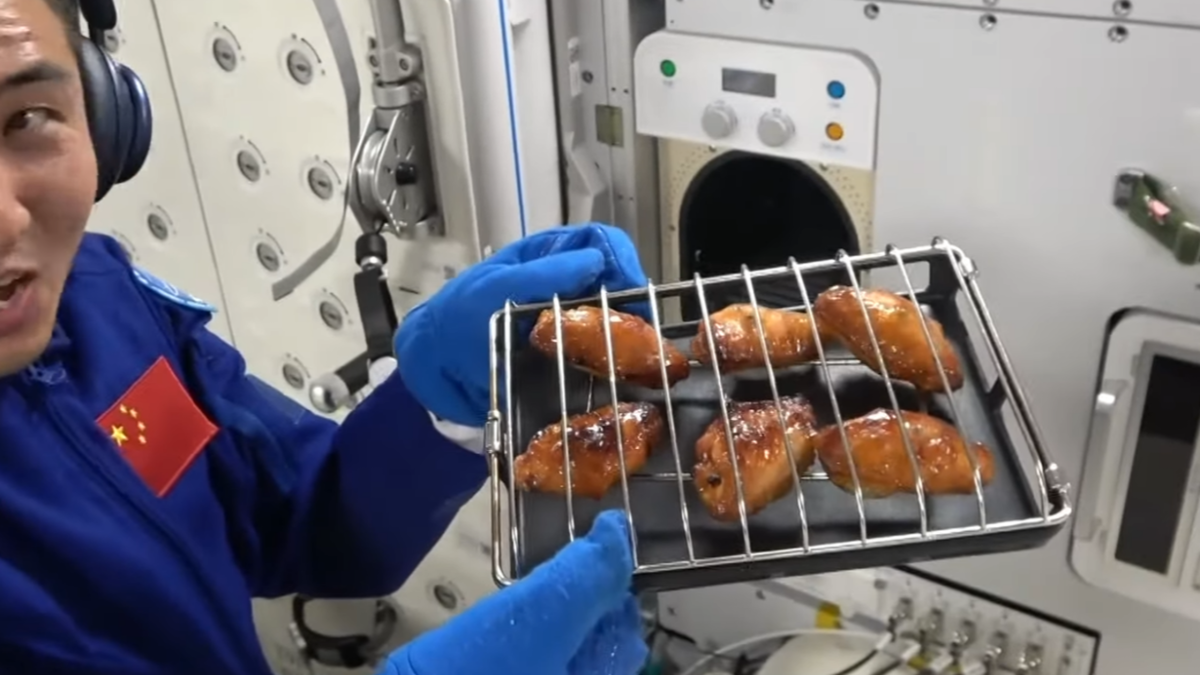 Alitas de pollo cocinadas a gravedad cero: China prueba el primer horno ...